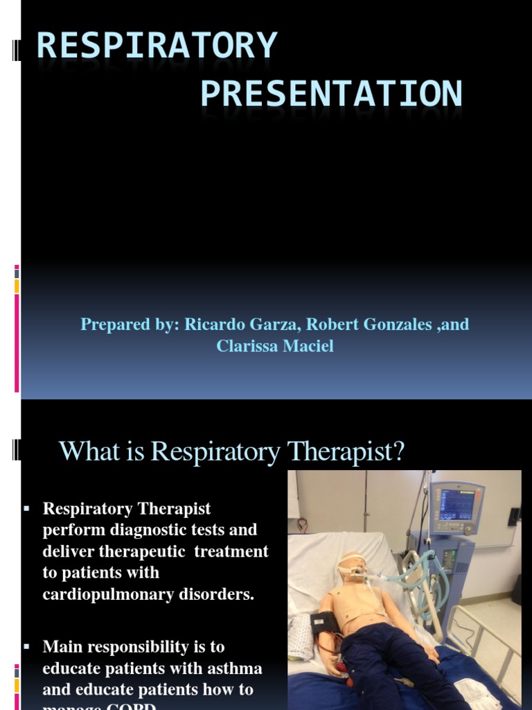 Respiratory Therapy Presentation | Physical Therapy | Health Care