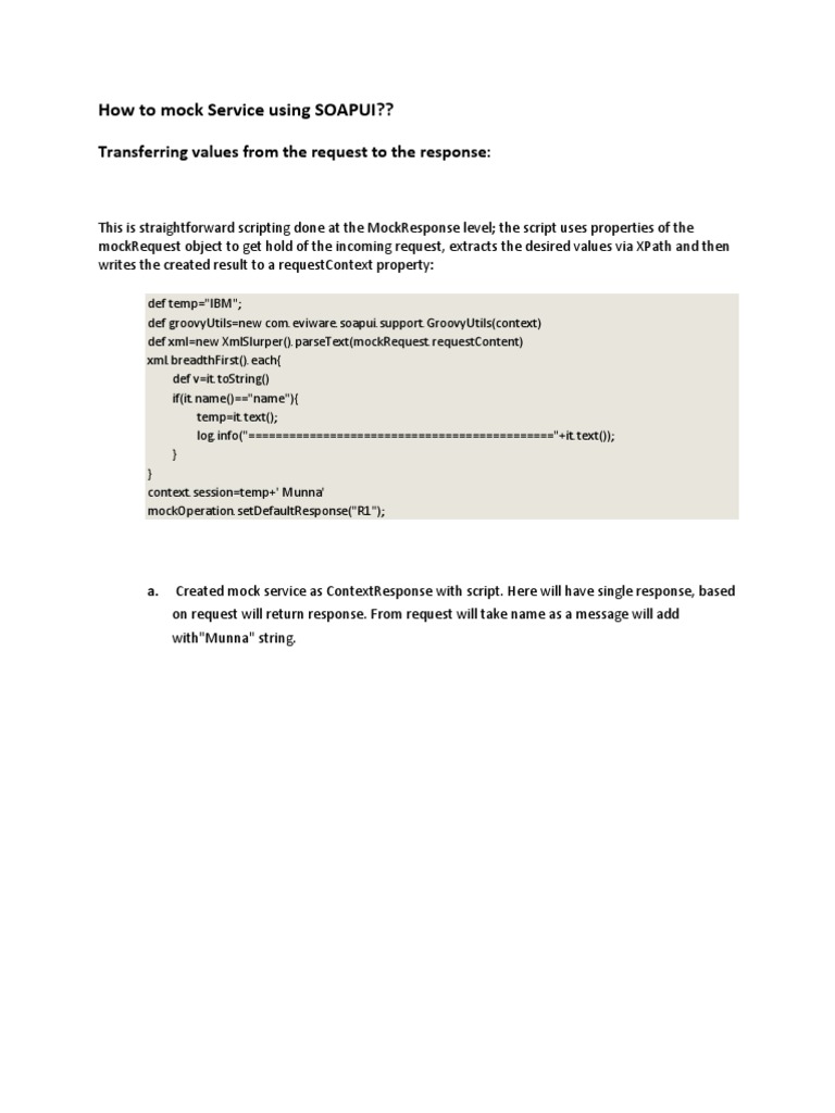 How To Mock Service Using SOAPUI | PDF | Representational State ...