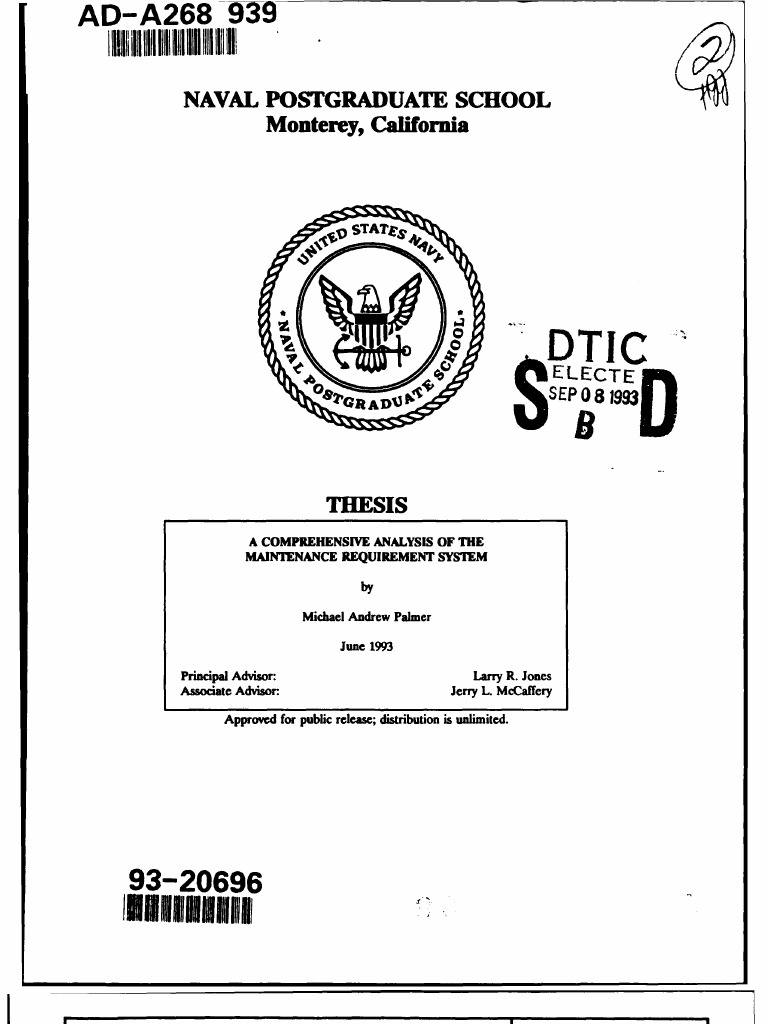 MRS Maintenance Requirement System.pdf | United States Navy | Thesis ...