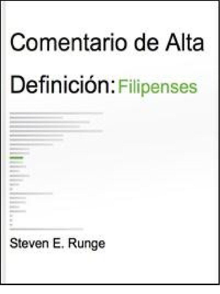 Steven E. Runge - Comentario de Alta Definición | PDF | Pablo el ...