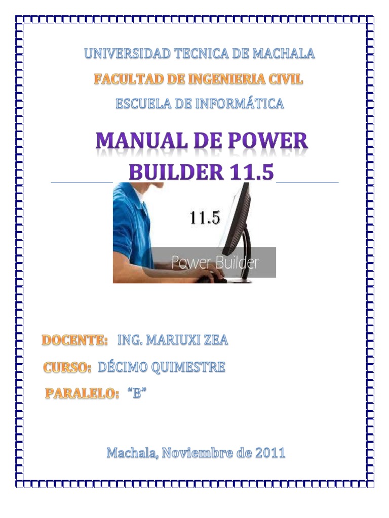 Manual Power Builder | PDF | Software | Ingeniería Informática