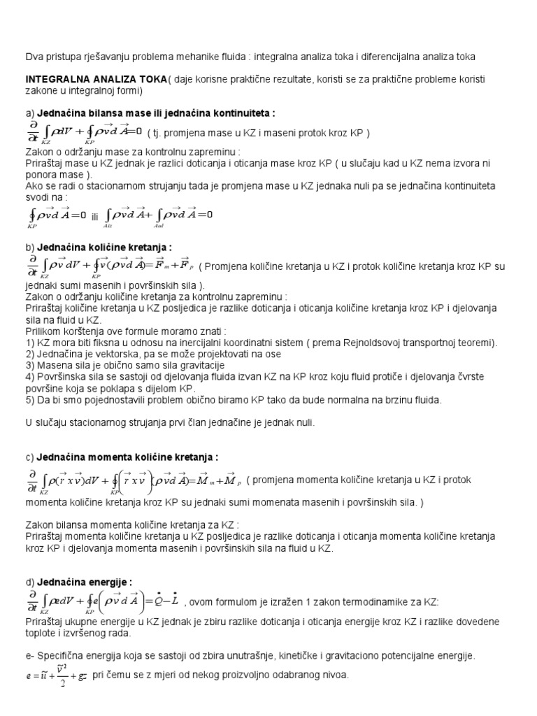Mehanika Fluida Parc 2 | PDF