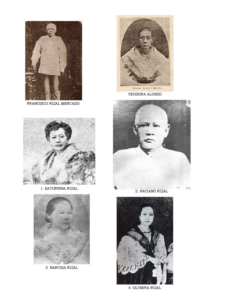 Rizal Family Tree | PDF