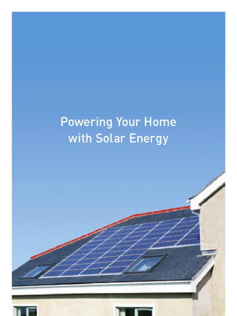Solar Booklet January2009 | PDF | Solar Energy | Solar Power