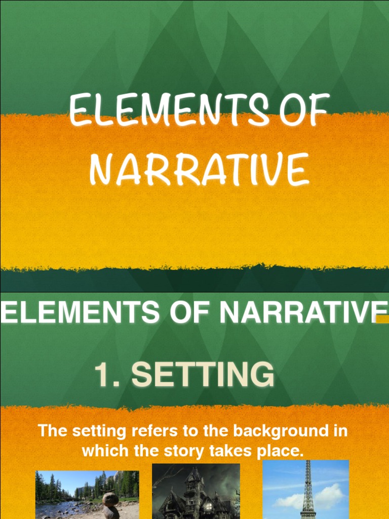 Elements of Narrative | PDF | Plot (Narrative) | Narration