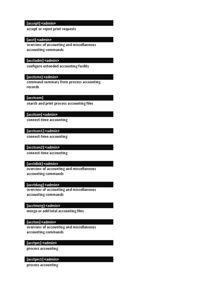 Solaris Command List Pdf Command Line Interface File System 7261