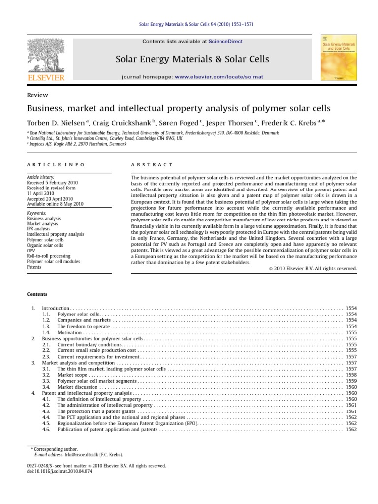Solar Energy Materials & Solar Cells | PDF | Solar Cell | Photovoltaics