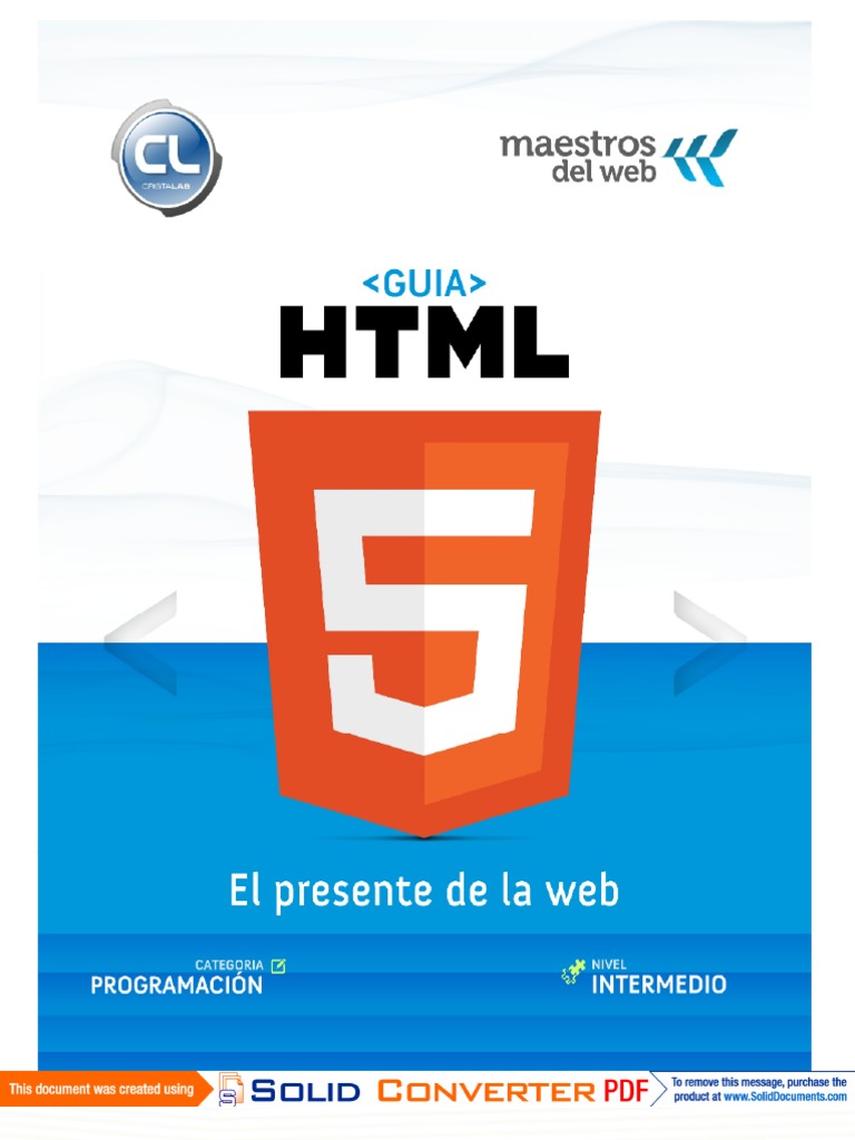 Mejorandolaweb Guia Html5 | PDF | HTML | Navegador web