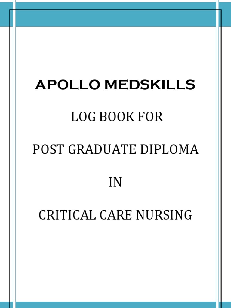 Critical Care Log Book | Download Free PDF | Intensive Care Medicine ...