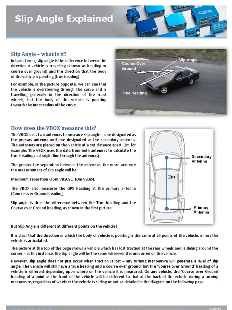 Slip Angle Explained Race Logic PDF | PDF | Tire | Antenna (Radio)