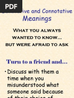 Positive Negative Neutral Connotation | PDF