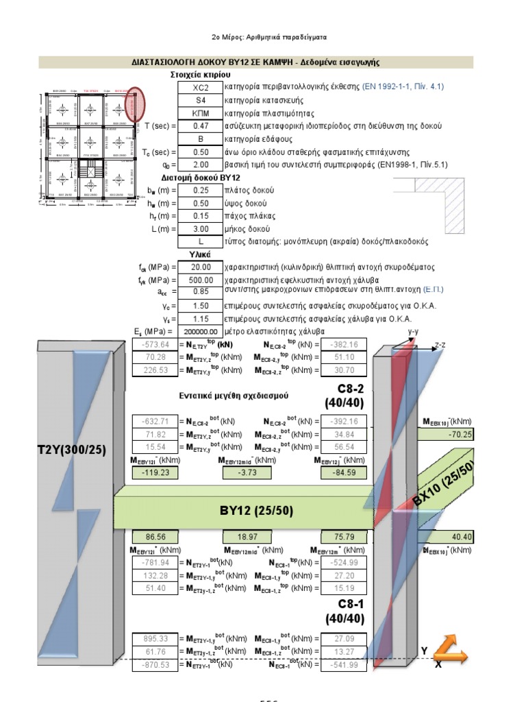 Ec8 Design Example | PDF