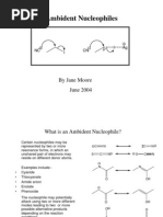 Nucleophile Strength Cheat Sheet Final | PDF