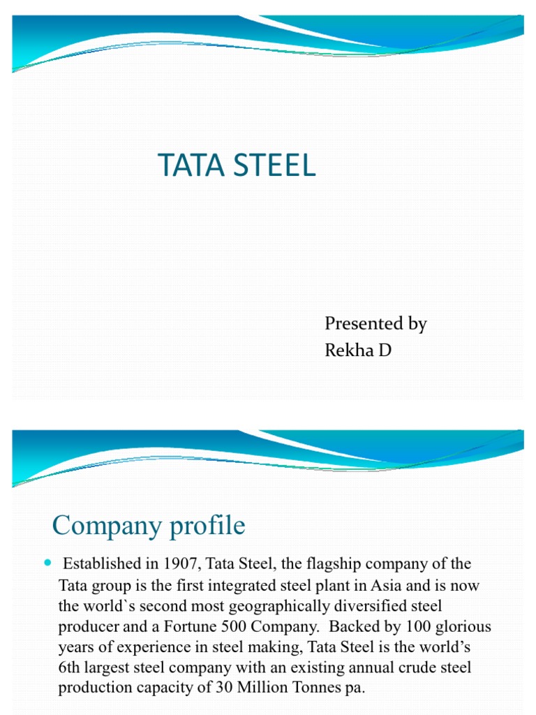 Tata Steel | PDF | Steel | Environment