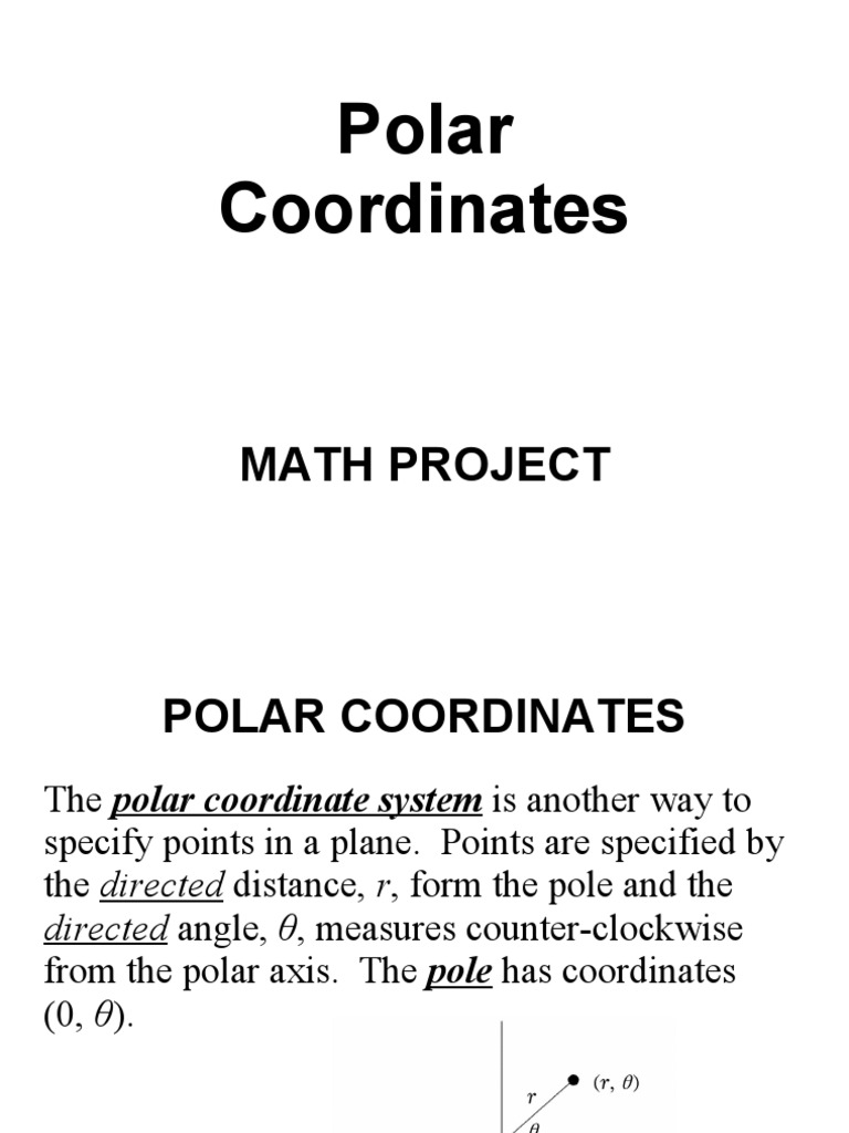 Polar Coordinates Overview and Conversions | PDF