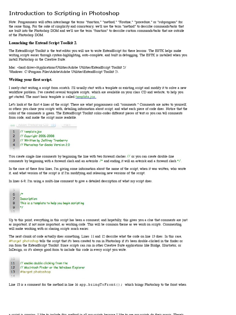 Script Photoshop Layers Pdf Adobe Photoshop Scripting Language 7945