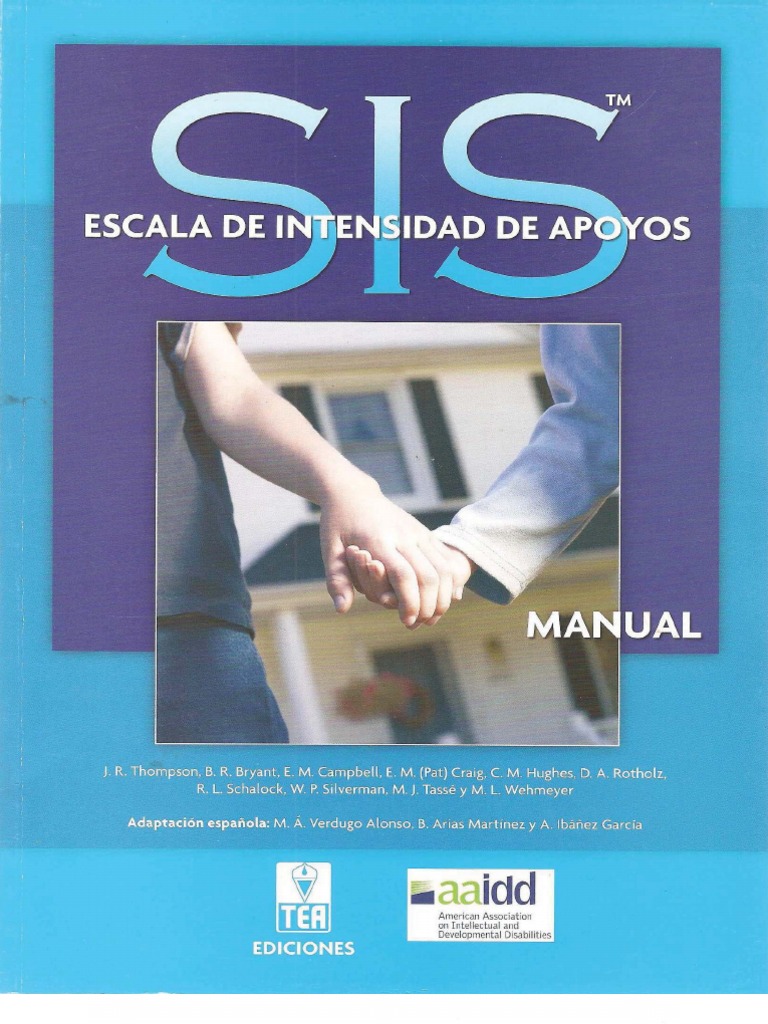 Manual Escala de Intensidad de Apoyos (SIS) PDF | PDF