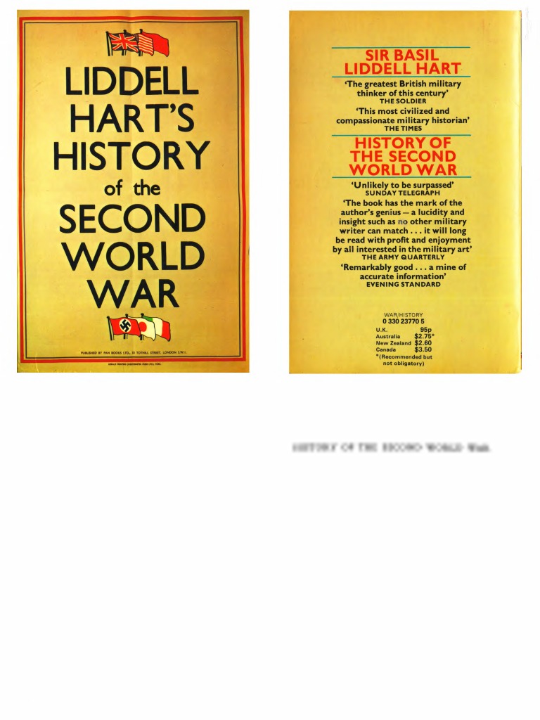 B.H. Liddell Hart History of The Second World War 2007 | PDF