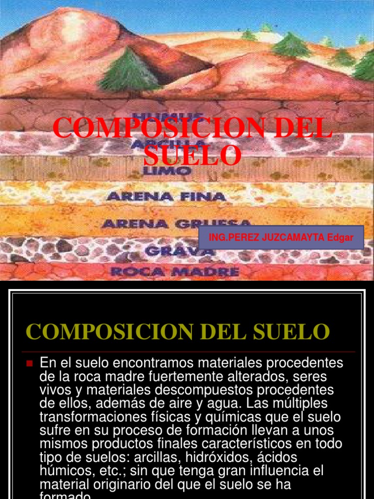 Composición y Componentes del Suelo | PDF | Suelo | Minerales