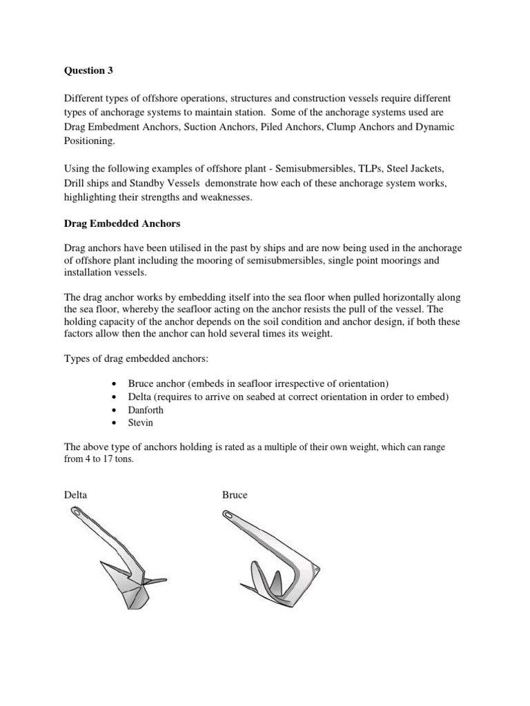Drag Embedded Anchors | PDF | Anchor | Deep Foundation