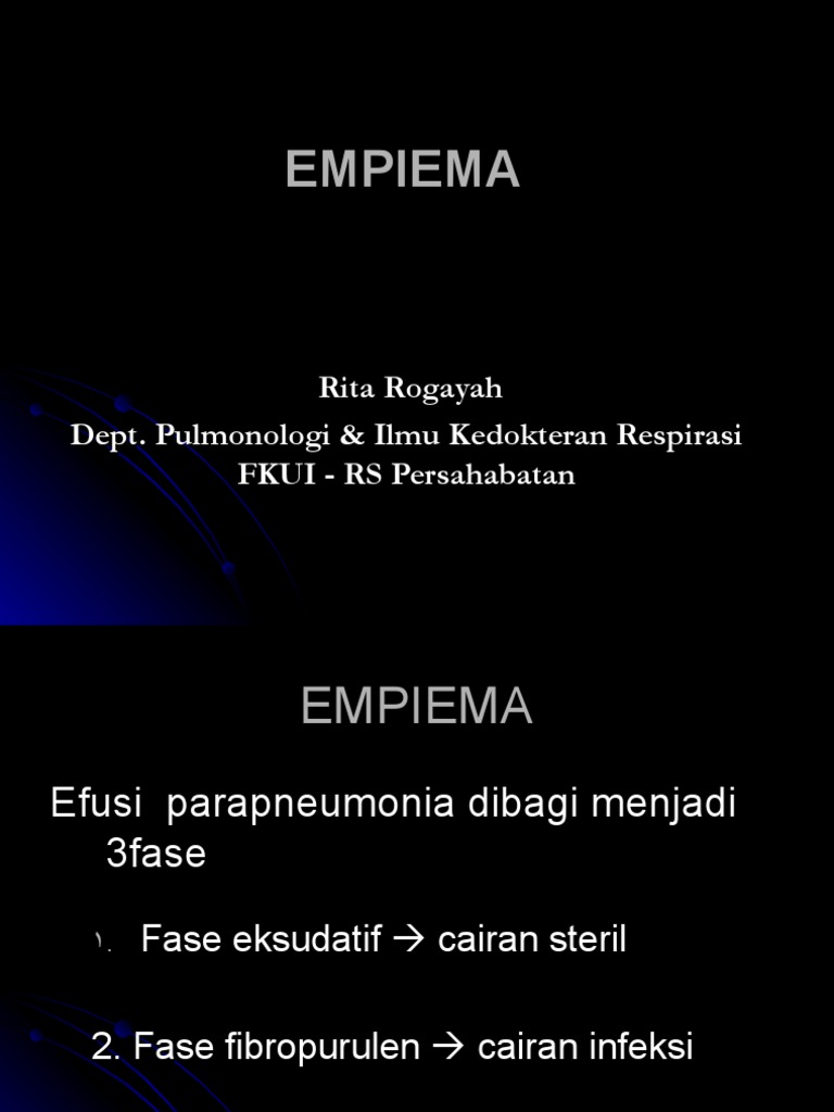 Empiema | PDF | Pengembangan Diri