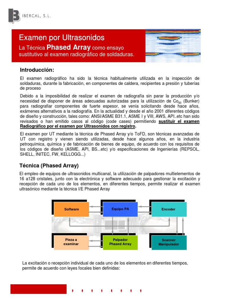 Fichas 5 Phased Array PDF | PDF | Rayo X | Science