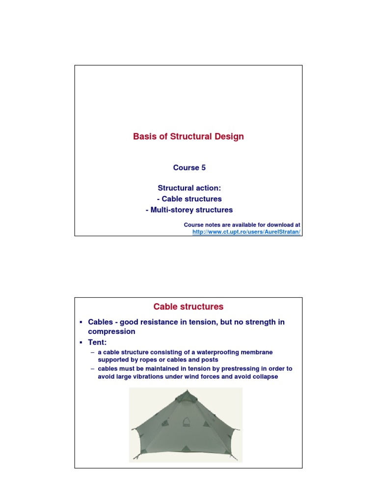 Tension Cable Roof | Download Free PDF | Framing (Construction) | Wall