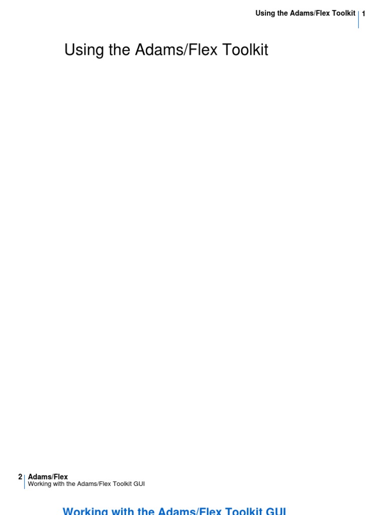 Flex Toolkit | PDF | Command Line Interface | Parameter (Computer ...
