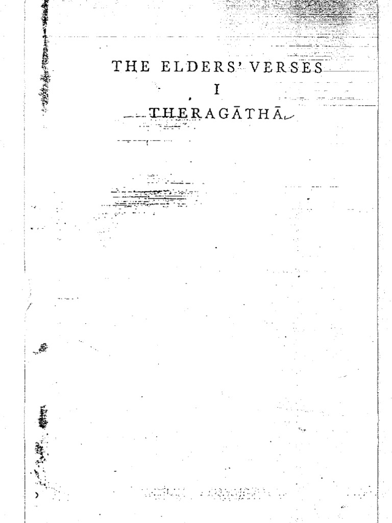 Theragatha | PDF