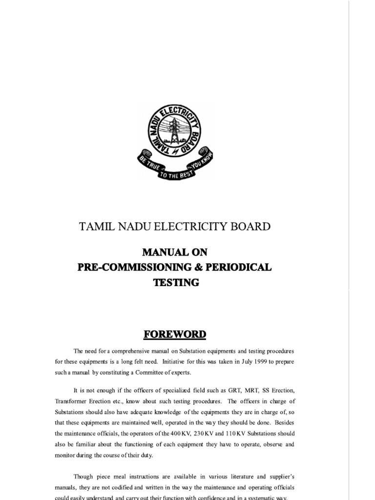 Tneb Manual | PDF