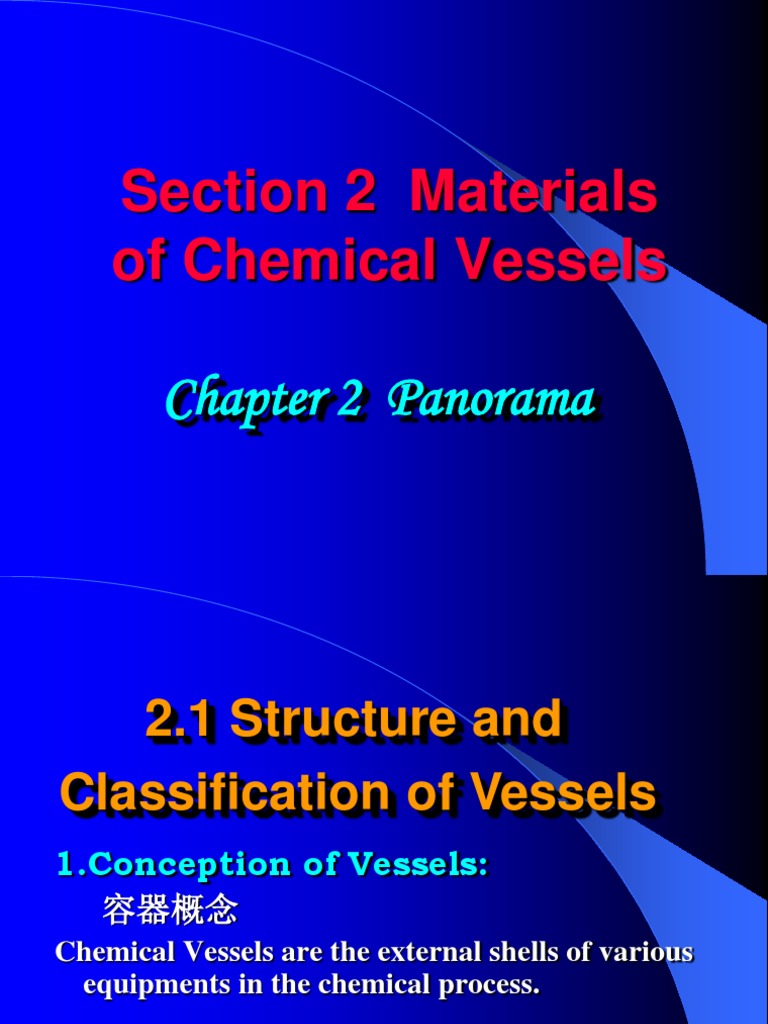 Chemical Vessel Structure and Standards | PDF | Strength Of Materials ...