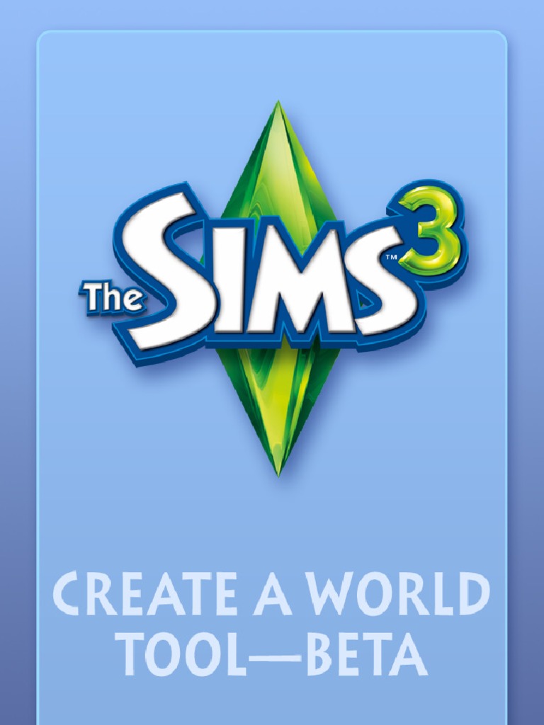 The Sims 3 Create A World Tool-Beta | PDF | License | Icon (Computing)