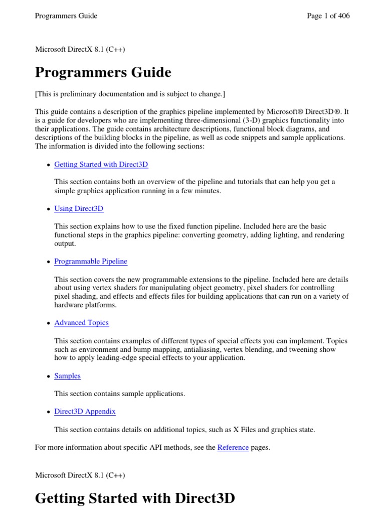 Direct 3 D | PDF | Shader | Texture Mapping