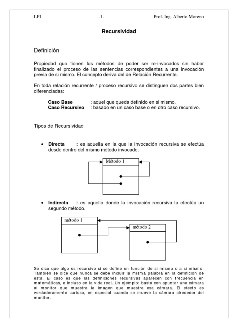 Recursividad | PDF | Recursividad | División (Matemáticas)