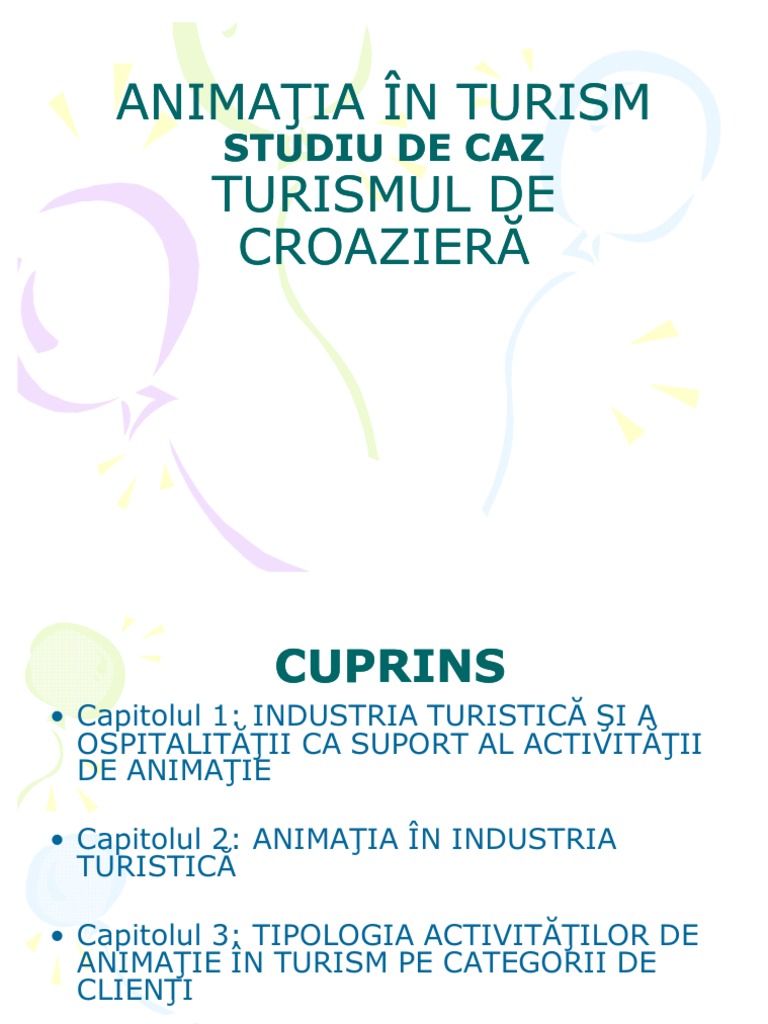 Animatia in Turism | PDF