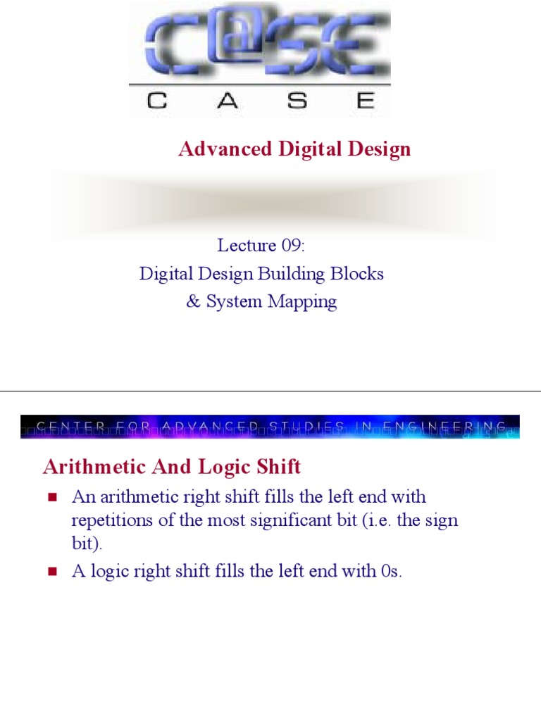 Advanced Digital Design | PDF | Central Processing Unit | Computer Data Storage
