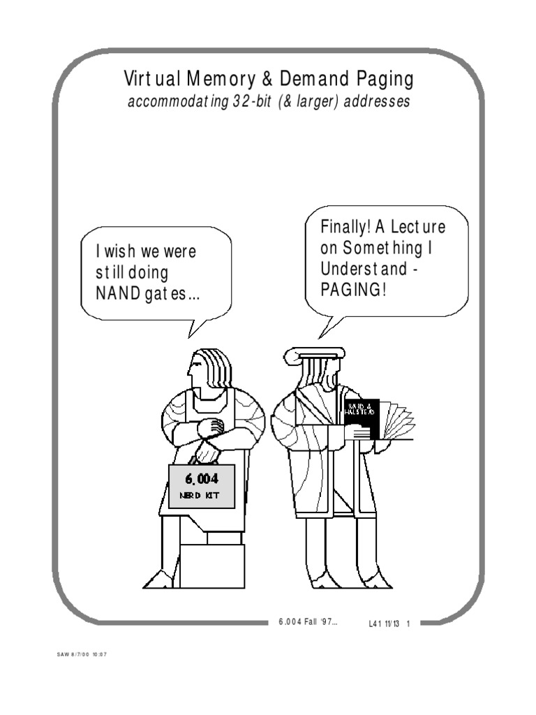 Virtual Memory & Demand Paging | Download Free PDF | Cpu Cache | Random Access Memory