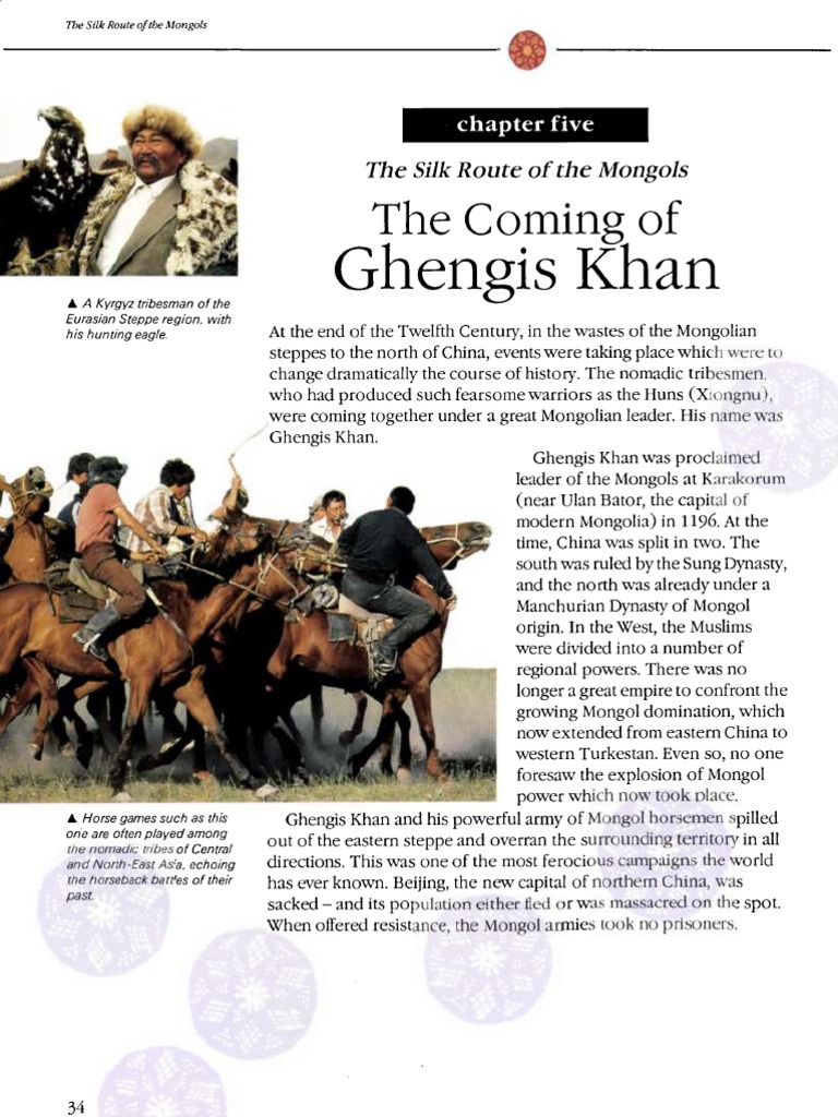 Mongol Empire and the Silk Route | PDF | History