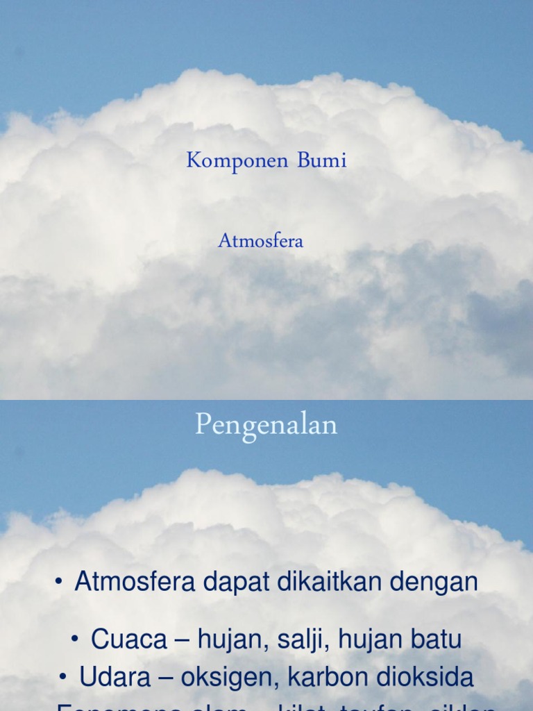 Lapisan Atmosfera Dan Kepentingannya | PDF