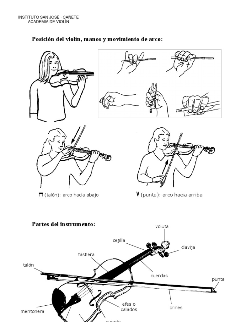 ISJ - Posición Del Violín, Manos y Movimiento de Arco | PDF