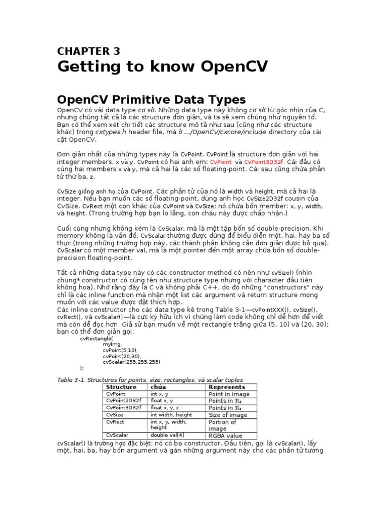 Chapter 3 - Opencv | PDF