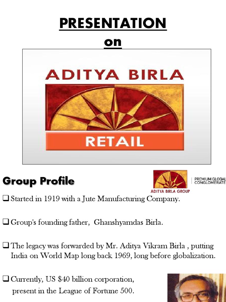 Aditya Birla Retail | PDF | Supermarket | Retail