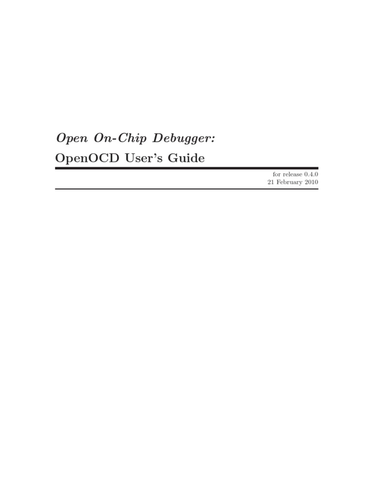 Open Ocd | PDF | Electrical Connector | Booting