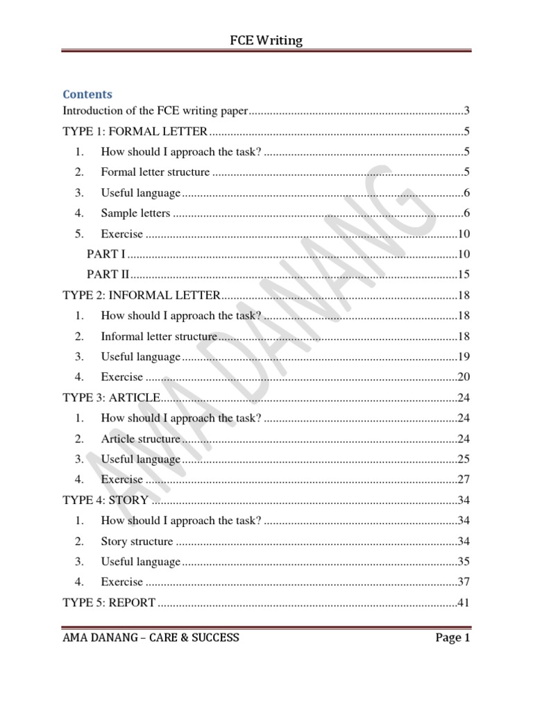 Writing Fce Complete | Download Free PDF | Ellipsis | Question
