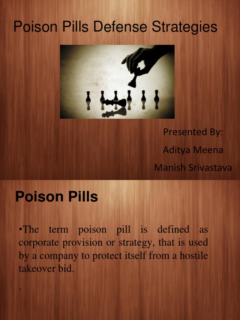 Poison Pills | PDF | Takeover | Stocks