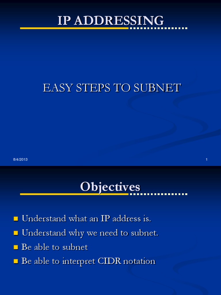Subnetting Basics | PDF | Ip Address | Internet Standards
