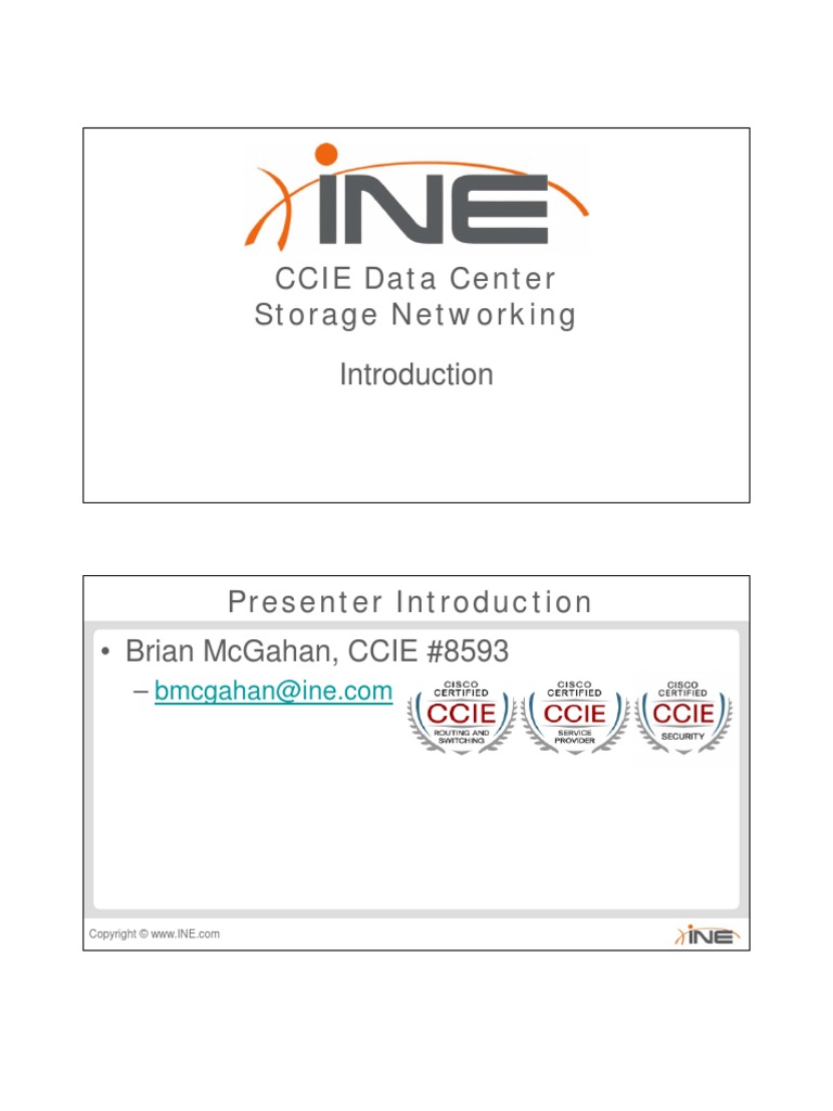 CCIE Data Center Storage Networking Guide | PDF | Network Architecture ...