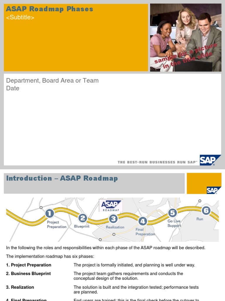 ASAP Roadmap Phases Descriptions | PDF | Business