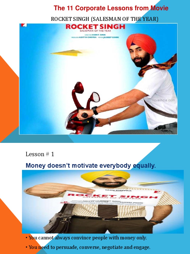 Corporate Lessons from Rocket Singh | PDF | Sales | Employment