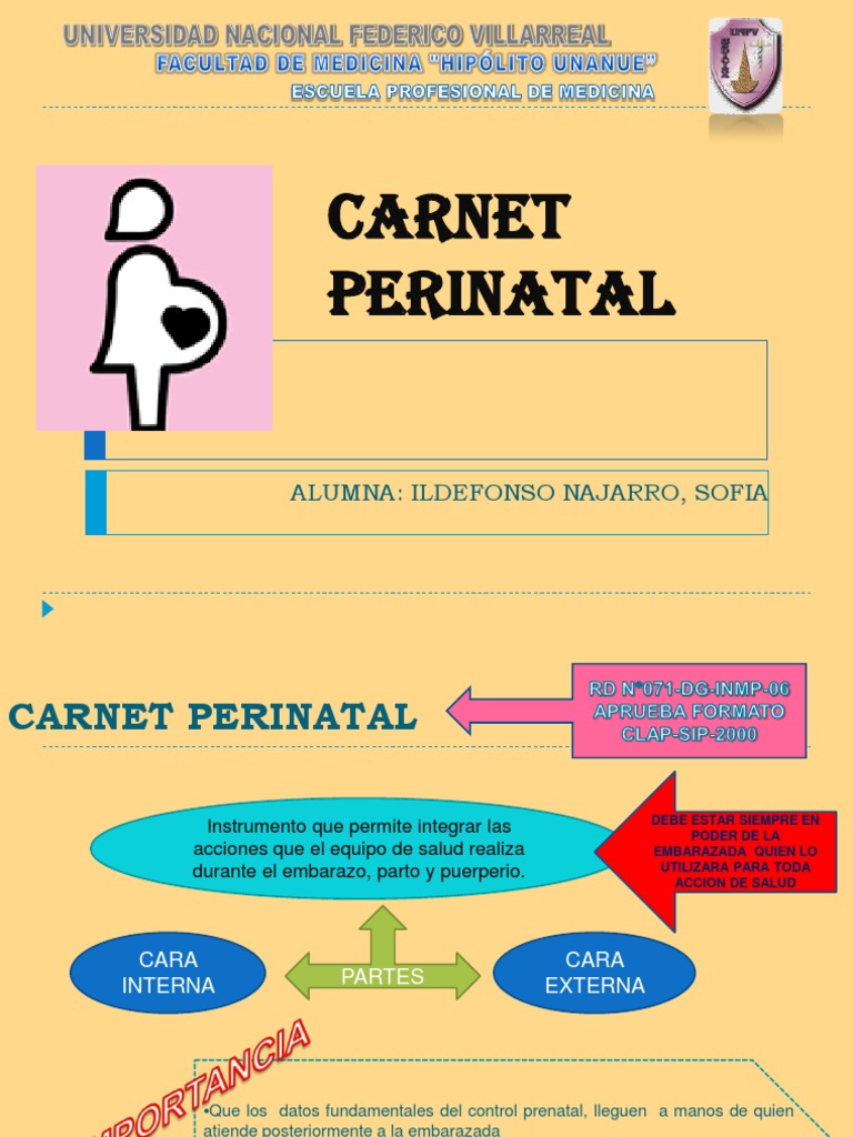 Carnet Perinatal EXPOSICION | PDF